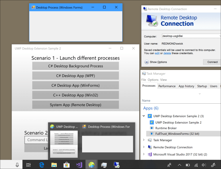 UWP with Desktop Extension – Part 2 – Insights into the Universal ...